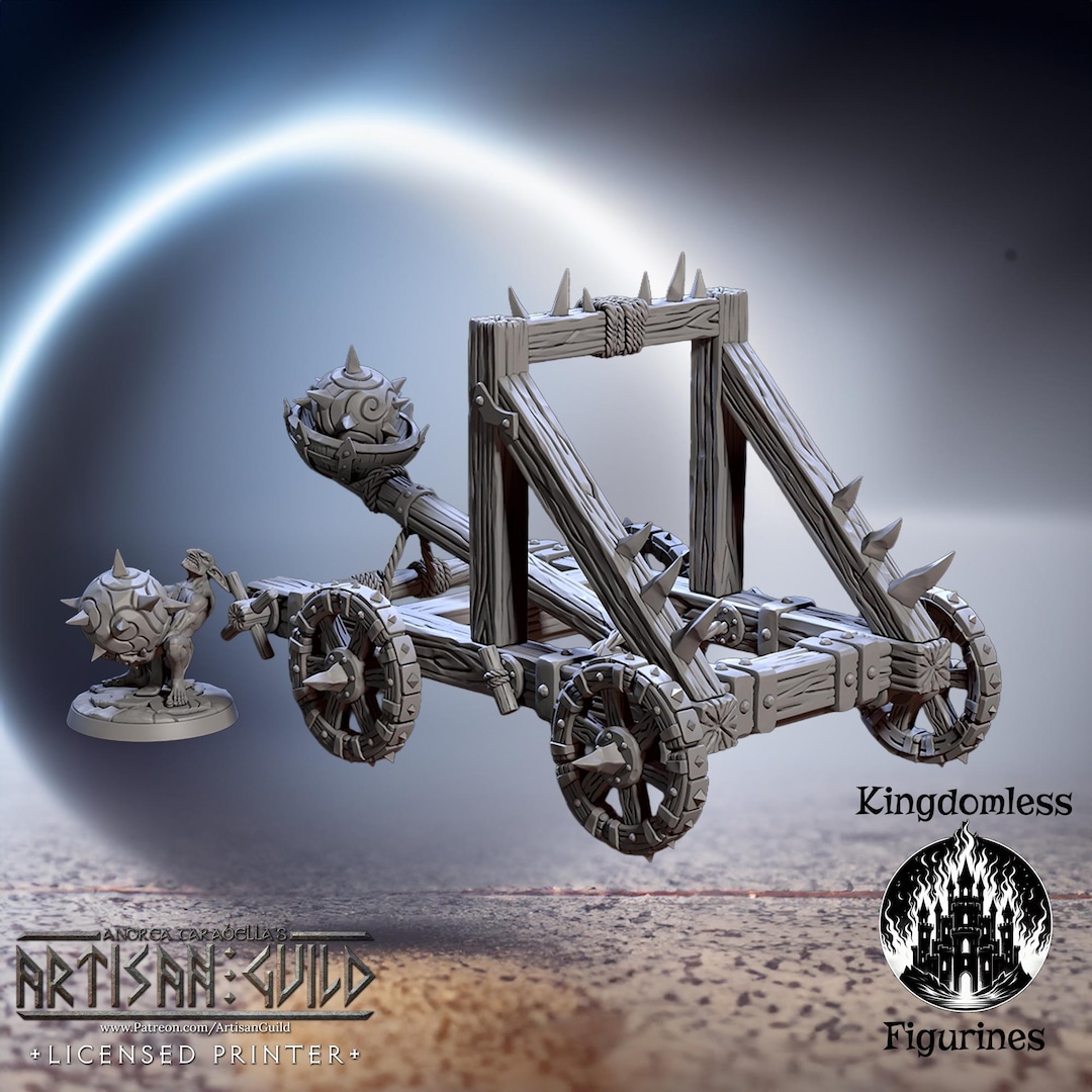 Hobgoblin Catapult Terrain: Resin Miniature for Dnd, Pathfinder ...