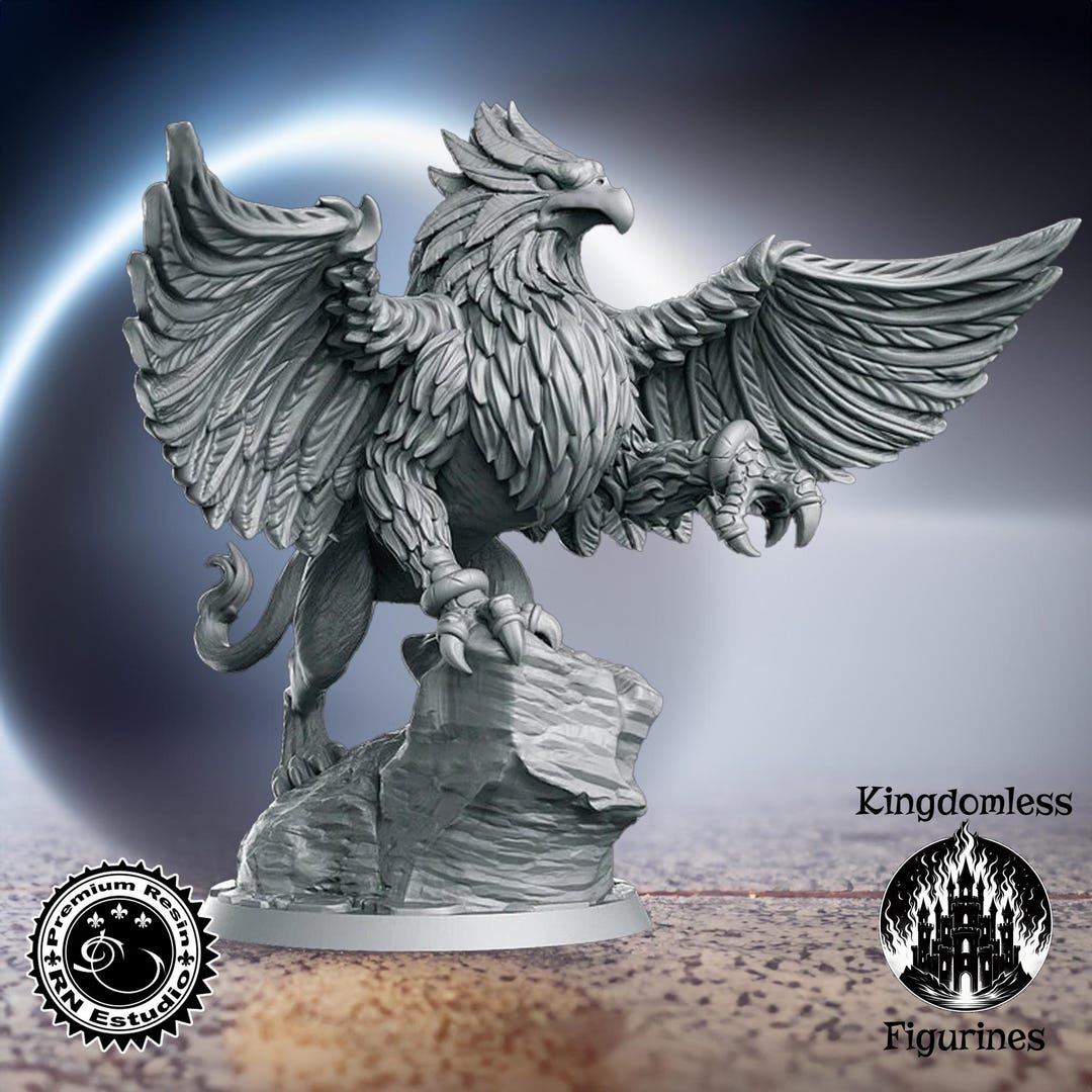 Dnd Griffin Mini | Tabletop RPG Miniature | D&D Figurines | Pathfinder ...