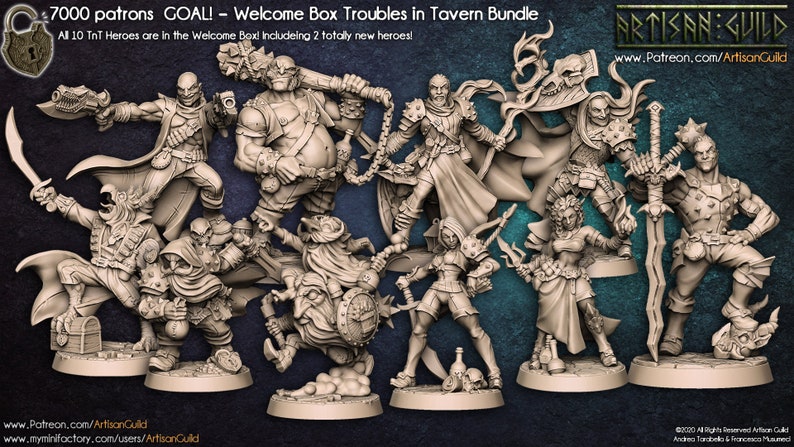 Human Fighter Miniature | Artisan Guild, Tabletop RPG Warrior - Etsy