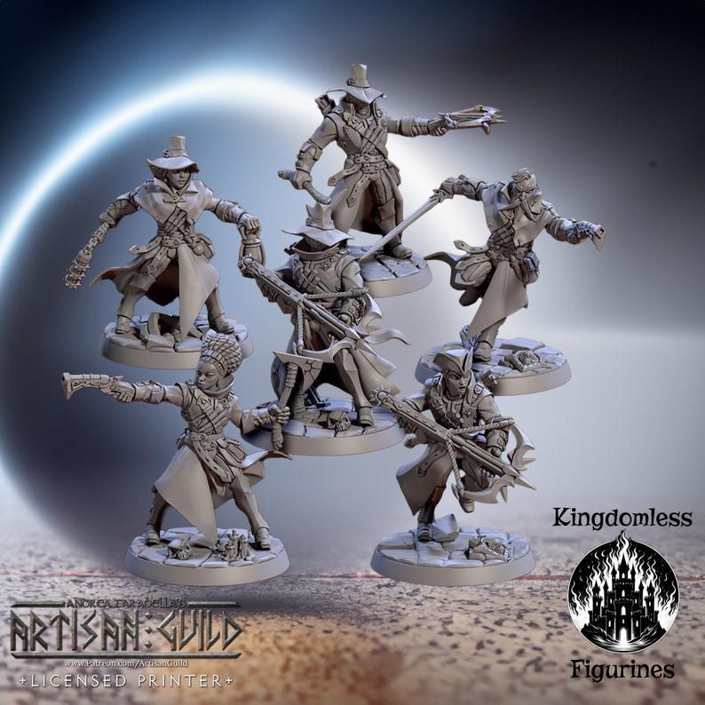Demon Hunters Dnd Miniature | Artisan Guild Modular, Tabletop RPG Mini ...