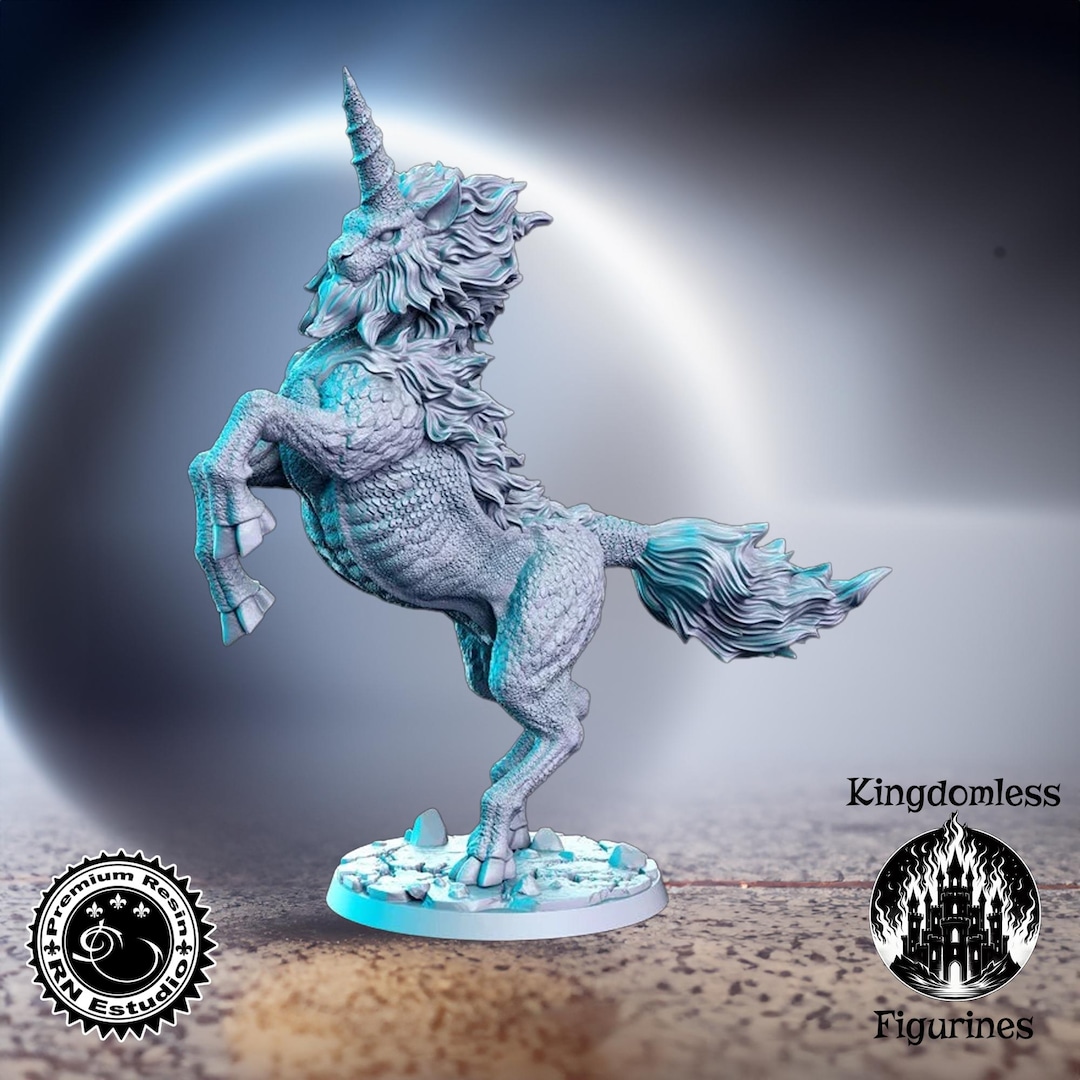 Kirin Dnd Miniature, Tabletop RPG Dnd Mini, D&D Figurines, Fantasy ...