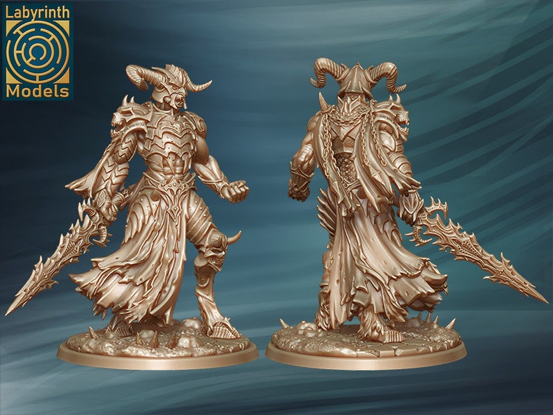 Demon Lord Dnd Miniature, Tabletop RPG Dnd Mini, D&D Figurines, Fantasy ...