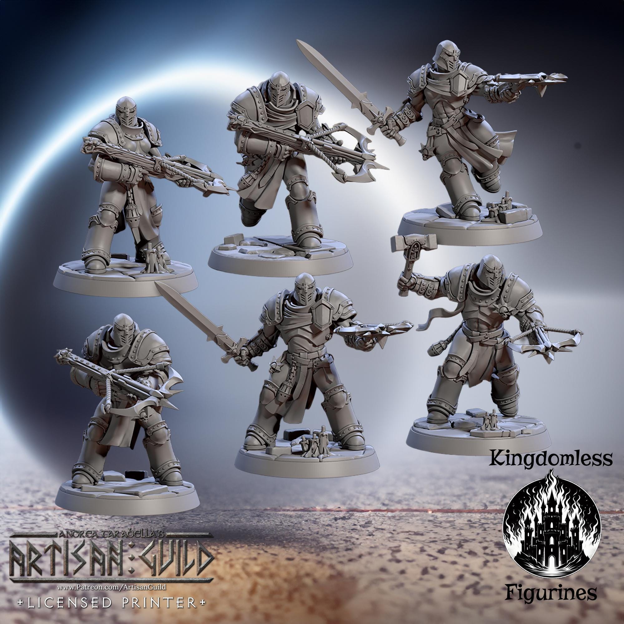 Wrath of the Malakim Angels Dnd Miniature Set: Artisan Guild RPG ...