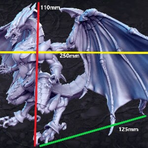 Huge Mechanical Construct Dragon Dnd Miniature | Tabletop RPG Dnd Mini ...