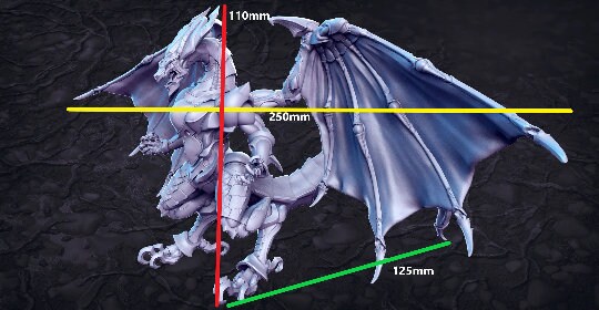 Huge Mechanical Construct Dragon Dnd Miniature Tabletop RPG - Etsy