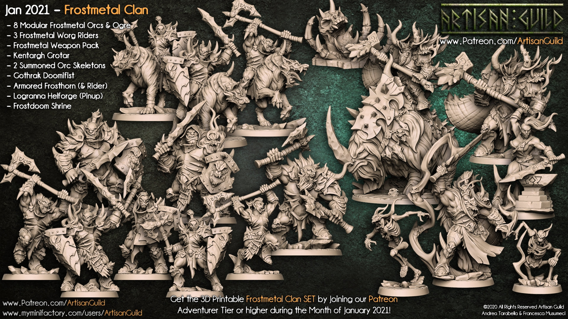 Orc Worg Rider Mini DnD Tabletop RPG Miniature D&D | Etsy