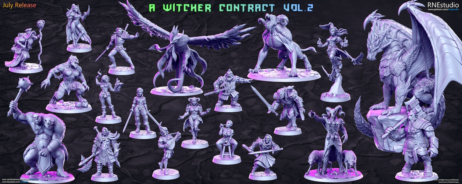 Female Werewolf DnD Miniature Tabletop RPG DnD Mini D&D | Etsy