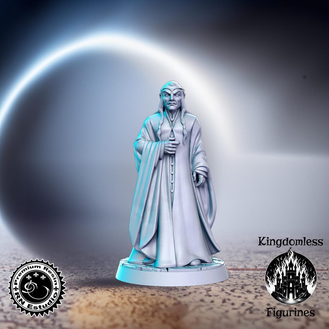 Elf Priest Dnd Miniature, Tabletop RPG Dnd Mini, D&D Figurines, Fantasy ...