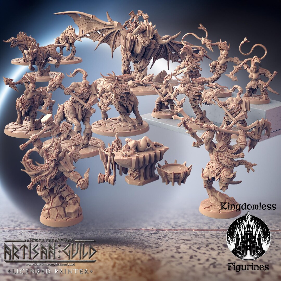 Dumlok Flameseeker Full Set | Artisan Guild Dnd Miniatures - Etsy