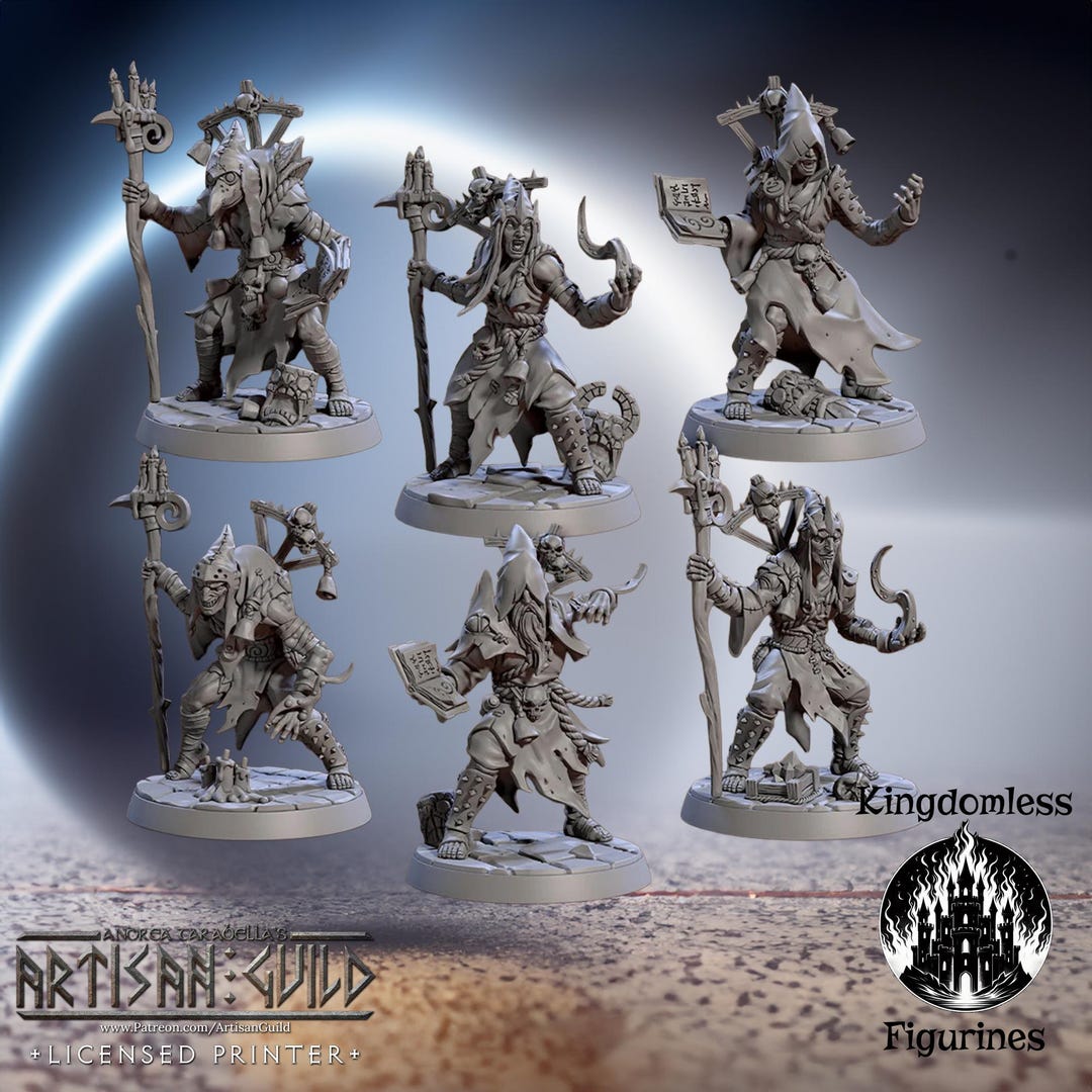 Plague Cultists Miniature | Artisan Guild Resin RPG Mini - Etsy