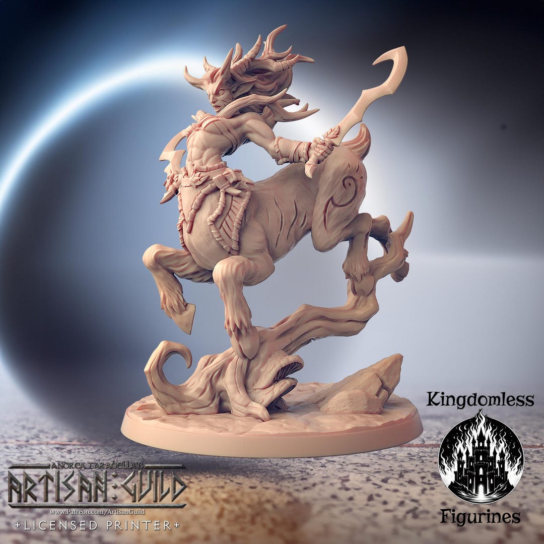 Satyr Champion Centaur Dnd Miniature | Tabletop RPG Dnd Mini | D&D ...
