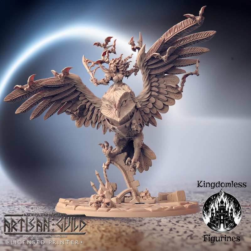 Owl Miniature Dnd - Etsy