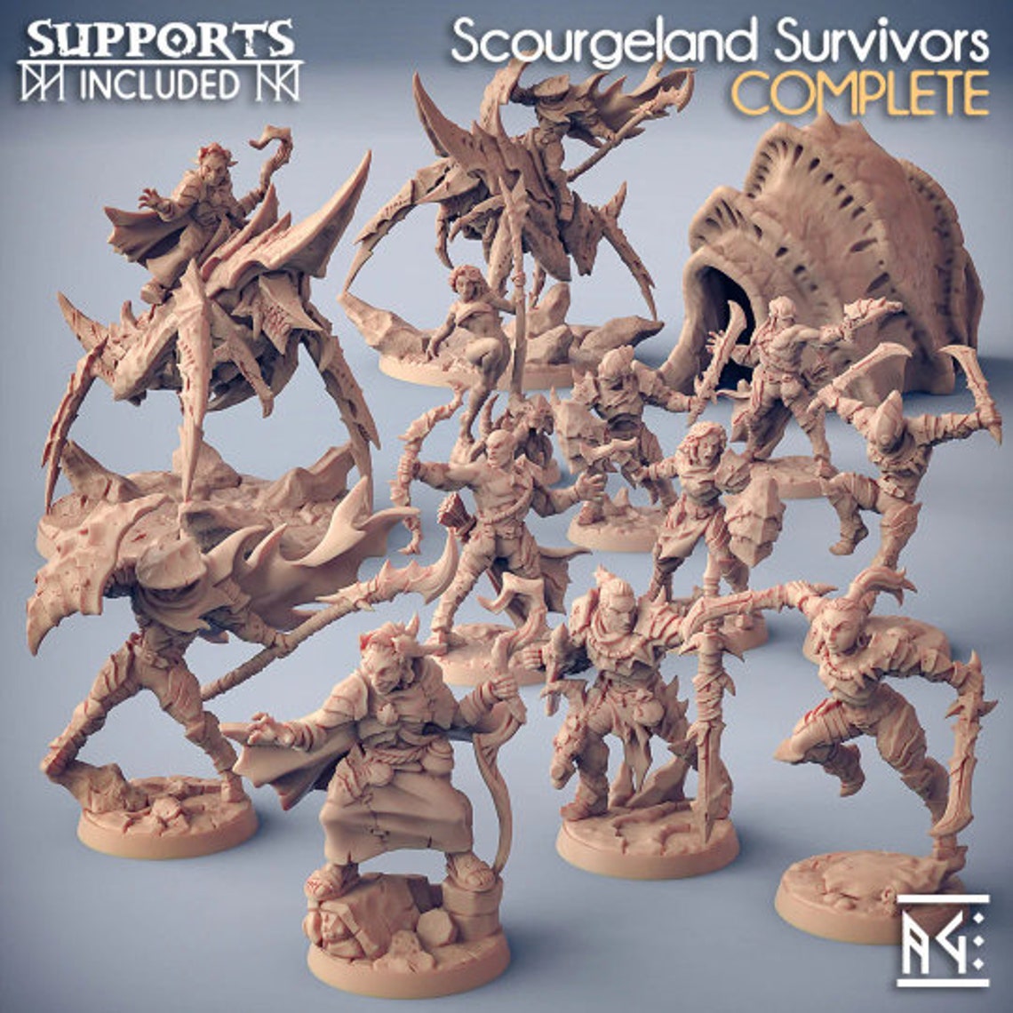 Desert Survivor Pinup Dnd Miniature Tabletop RPG Dnd Mini - Etsy