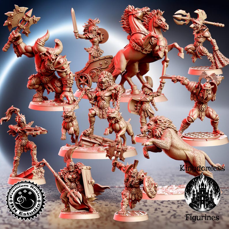 Female Crossbow Fighter Miniature | Rnestudio, Tabletop RPG, Resin ...