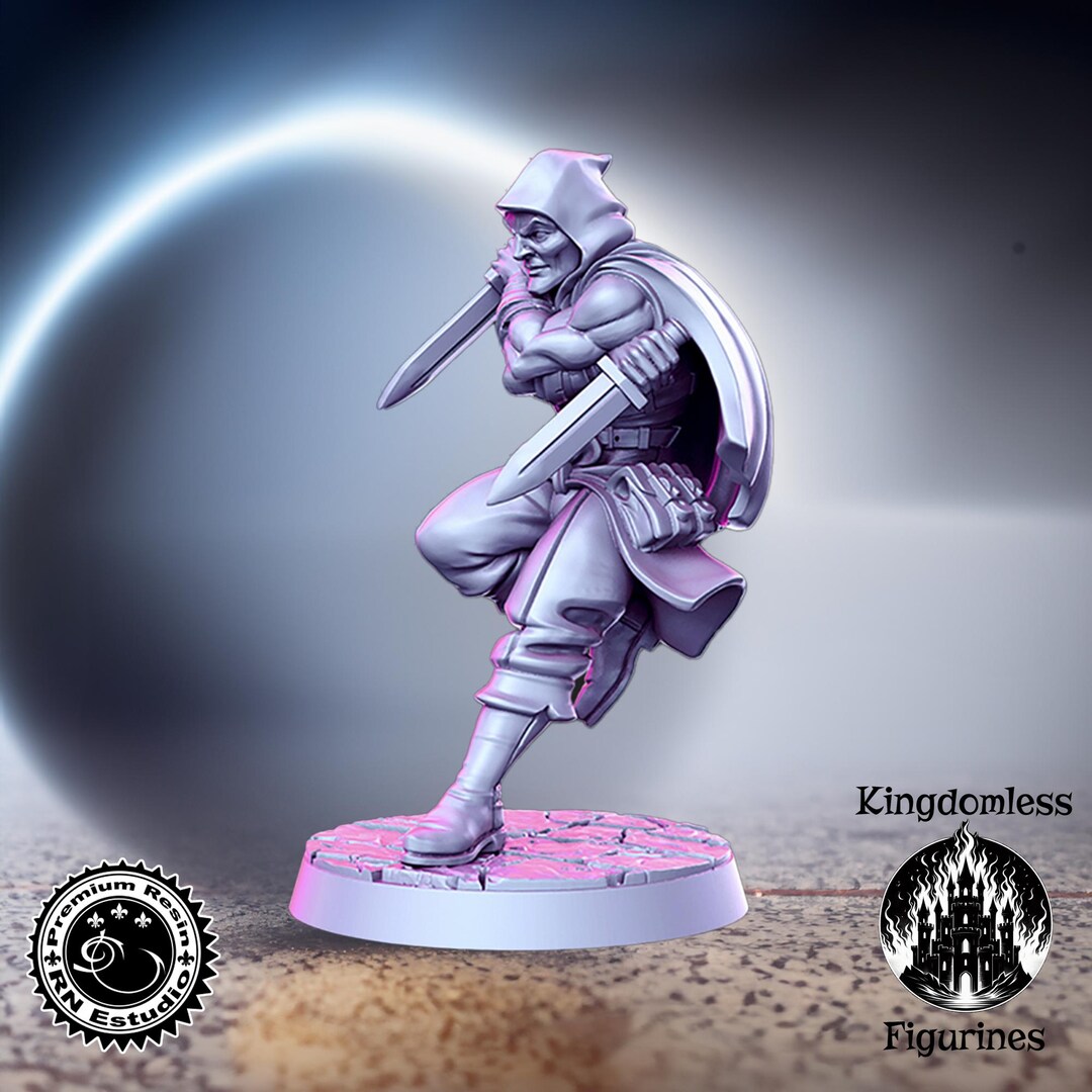 Elf Rogue Dnd Mini | Tabletop RPG Miniature | D&D Figurines ...