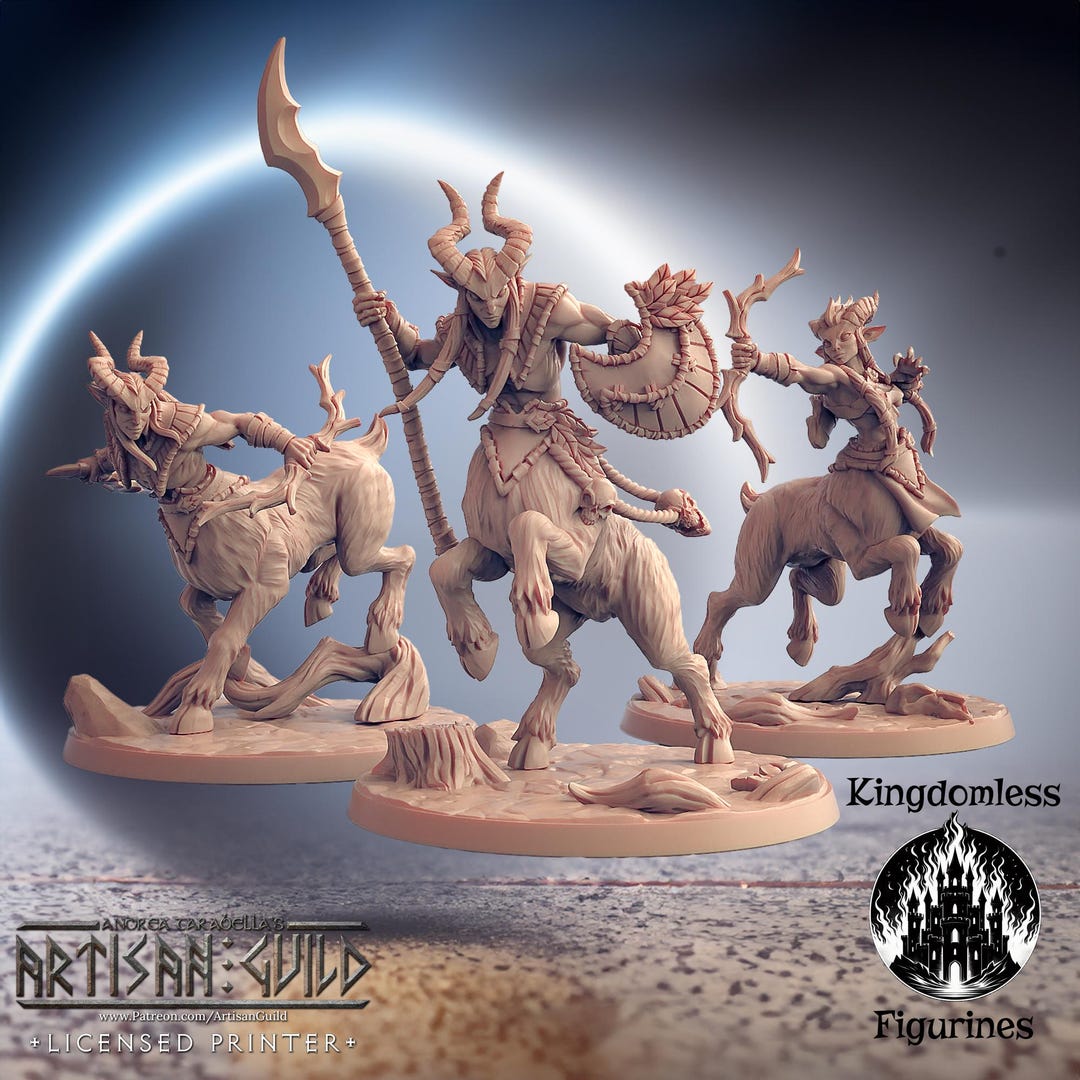 Satyr Centaur Miniature | Dnd, Pathfinder Tabletop RPG Figure | Artisan ...