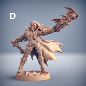 Vampire Fighter Mini | Dnd Tabletop RPG Miniature | D&D Figurines ...