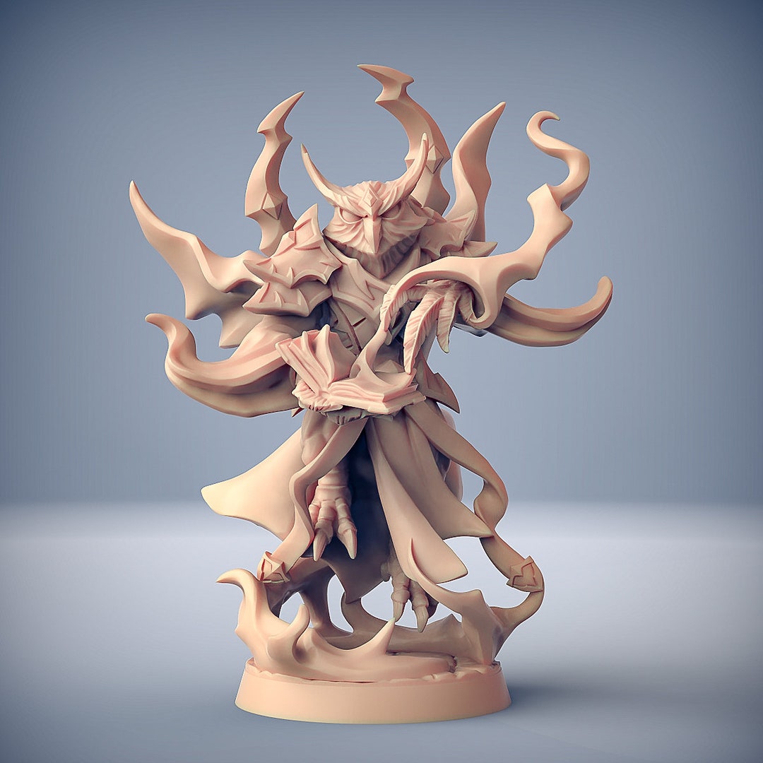 Male Gryphon Mage Dnd Miniature Tabletop RPG Mini D&D Figurines ...