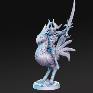 Striding Bird Miniature | Resin Dnd Mini, RPG Gaming Figurine, RN ...
