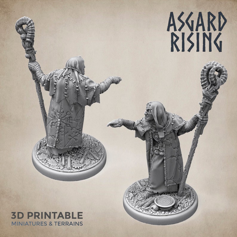 Dnd Undead Draugr Seer Mini Tabletop RPG Miniature D&D - Etsy UK