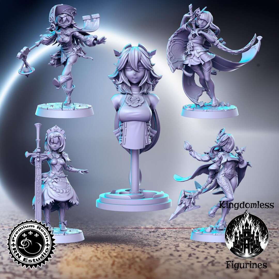 Classic JRPG Vol 32 Full Set Dnd Miniature, Tabletop RPG Dnd Mini, D&D ...