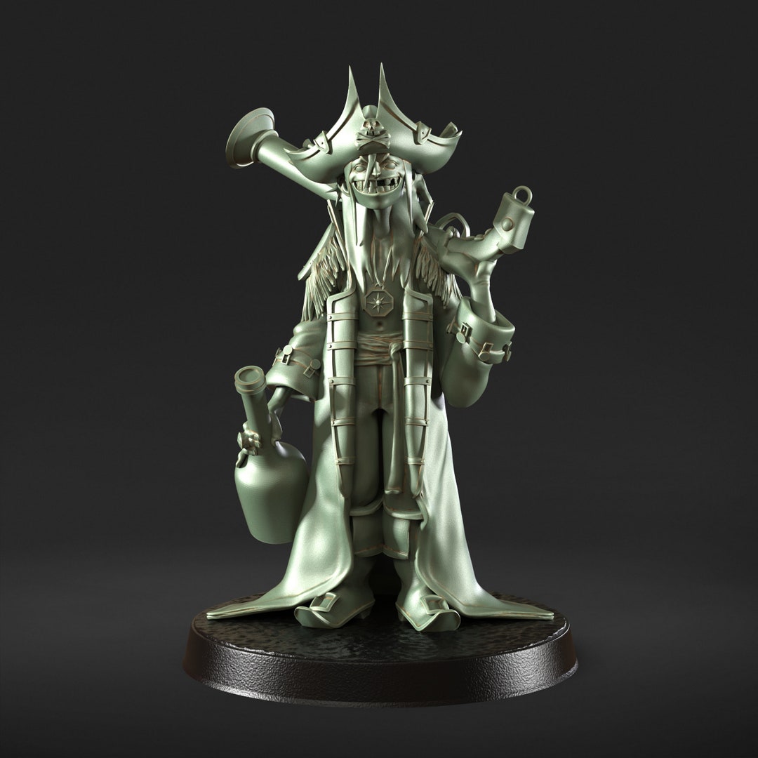 Pirate First Mate Dnd Miniature, Tabletop RPG Dnd Mini, D&D Figurines ...