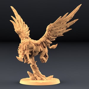 Female Dwarf Gryphon Rider Dnd Miniature | Tabletop RPG Dnd Mini | D&D ...