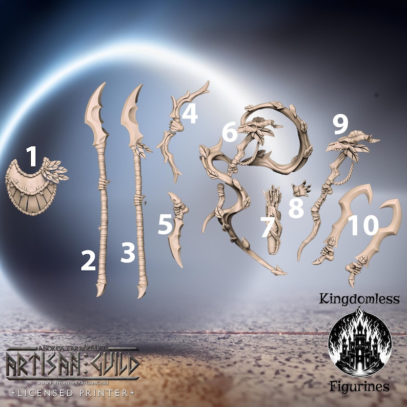 Arverian Woodkeepers Miniature Full Set | Artisan Guild Dnd RPG ...