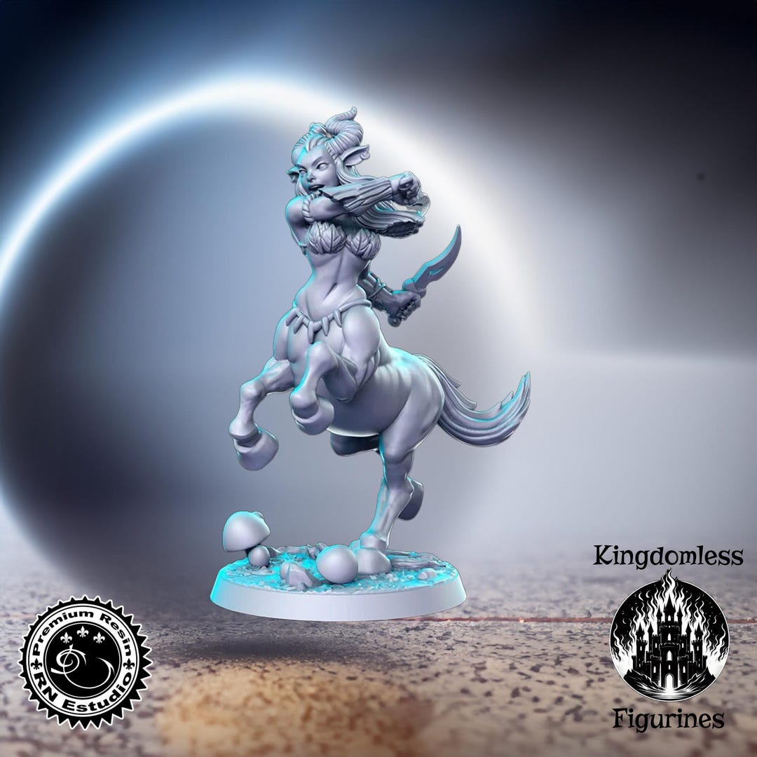 Female Centaur Miniature, D&D Tabletop RPG, RN Estudio - Etsy