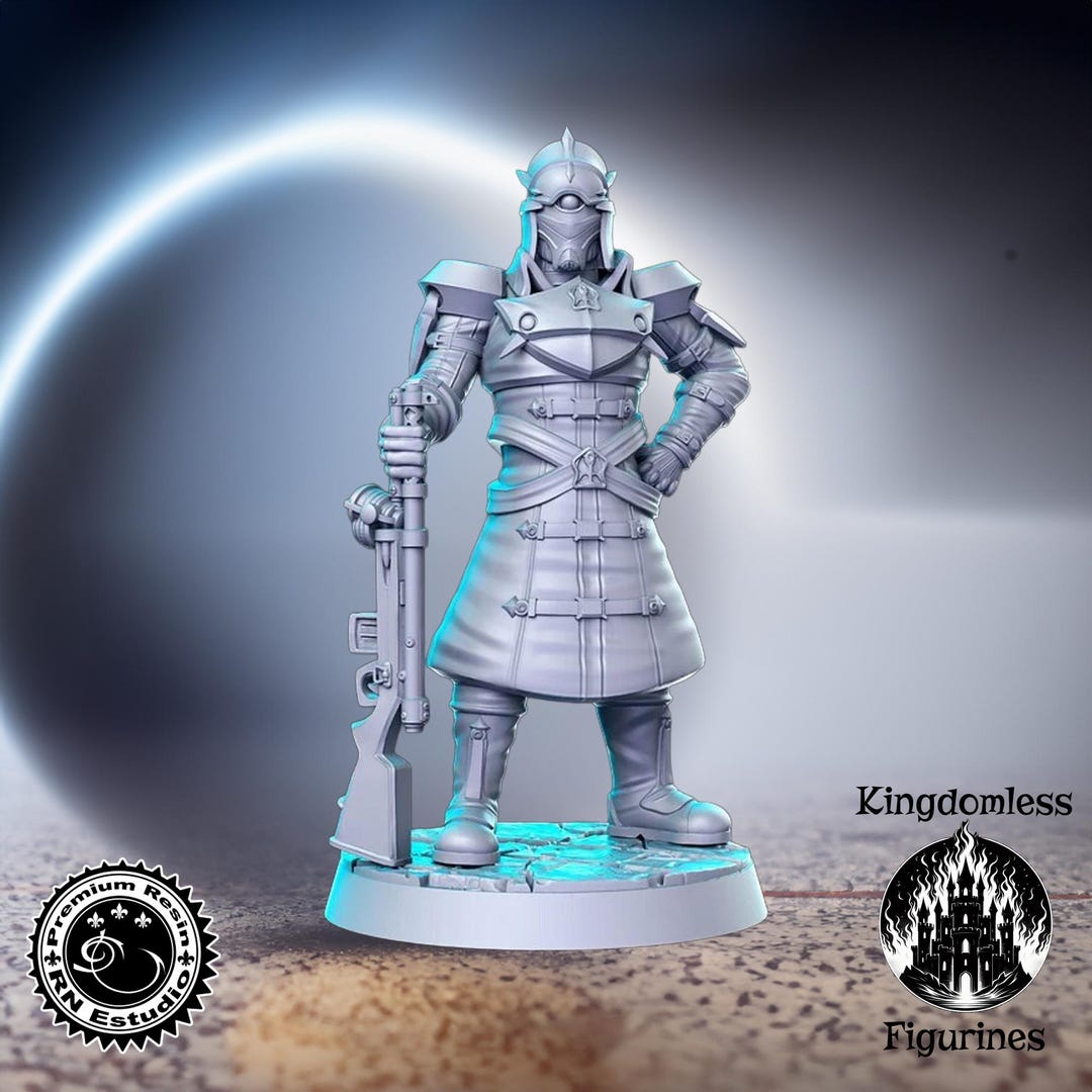 Armored Rifleman Miniature: RN Estudio D&D RPG Figurine - Etsy