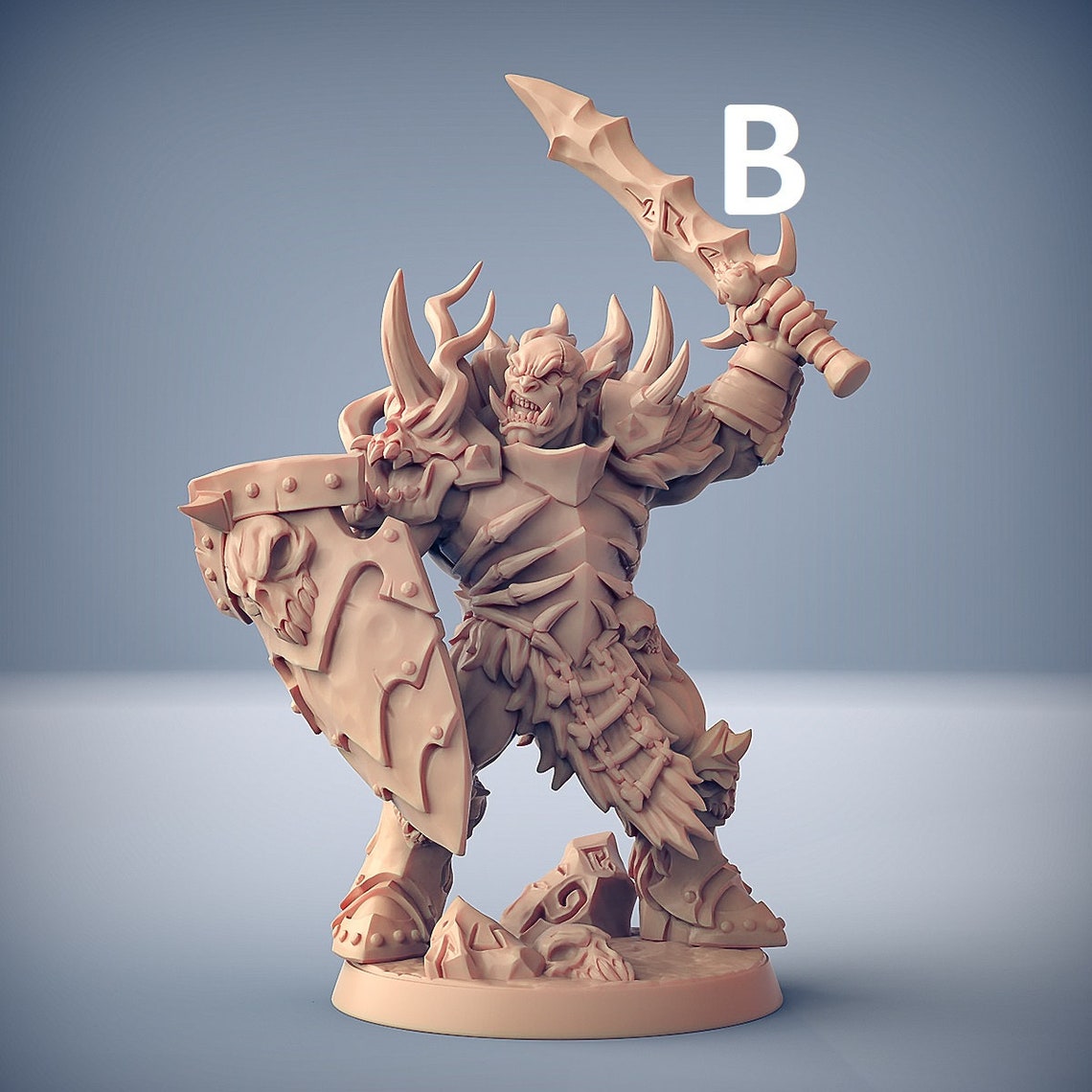 Orc Warrior Mini DnD Tabletop RPG Miniature D&D Figurines | Etsy