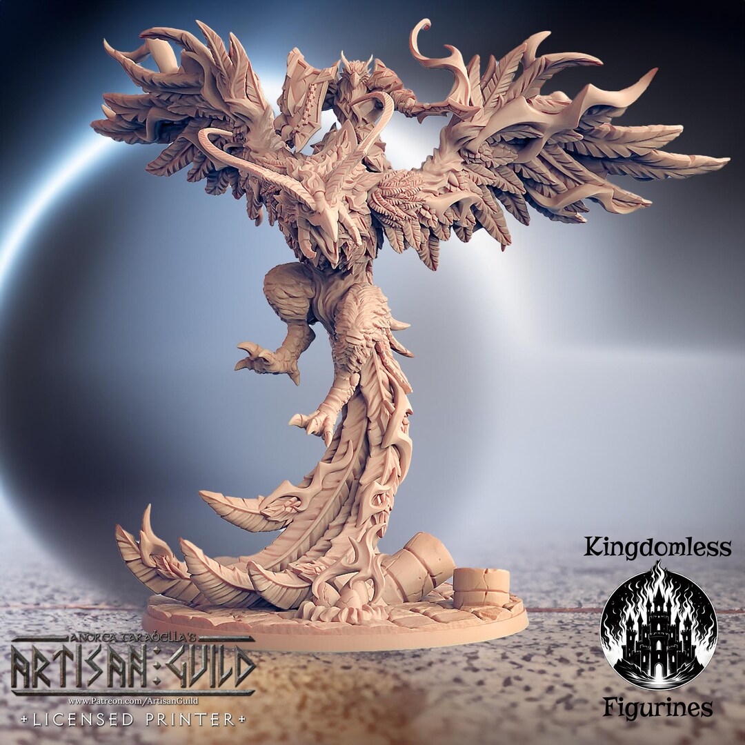 Phoenix Rider Miniature: Gryphon Boss Mount - Artisan Guild Dnd ...