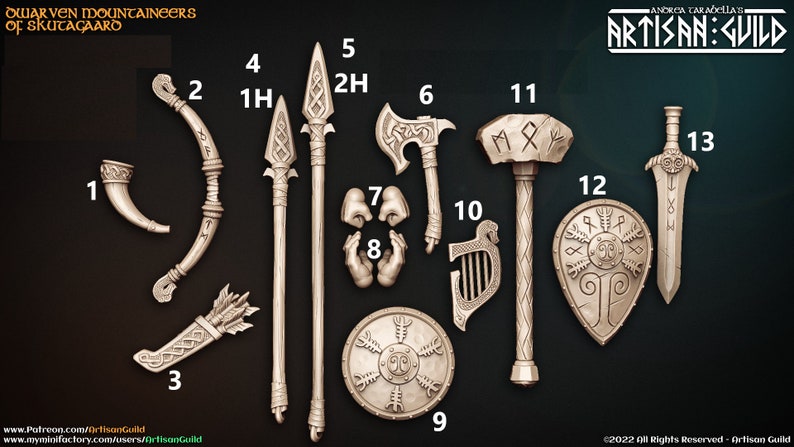 Dwarven Bard Pinup Dnd Miniature | Tabletop RPG Dnd Mini | D&D ...