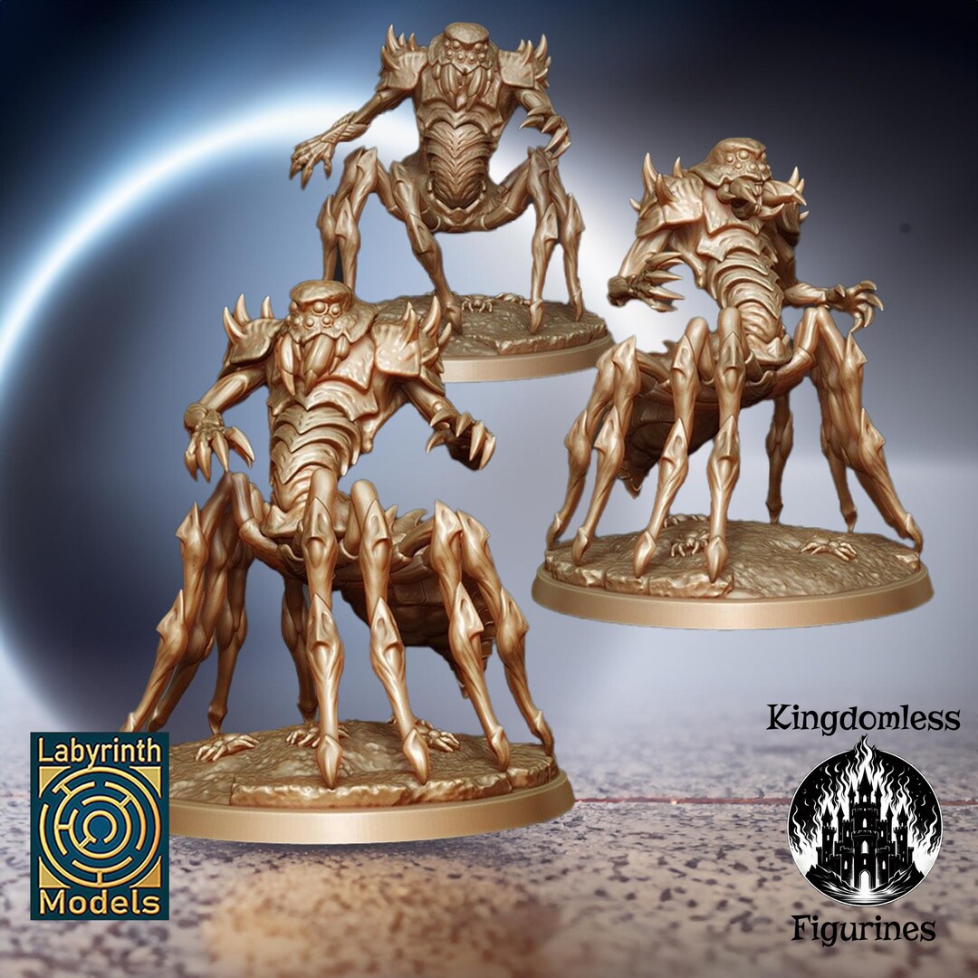 Spider Demon Miniature, Resin Tabletop RPG, Dnd, Pathfinder, Labyrinth ...