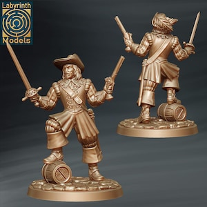 Three Musketeers Dnd Miniature, Tabletop RPG Dnd Mini, D&D Figurines ...