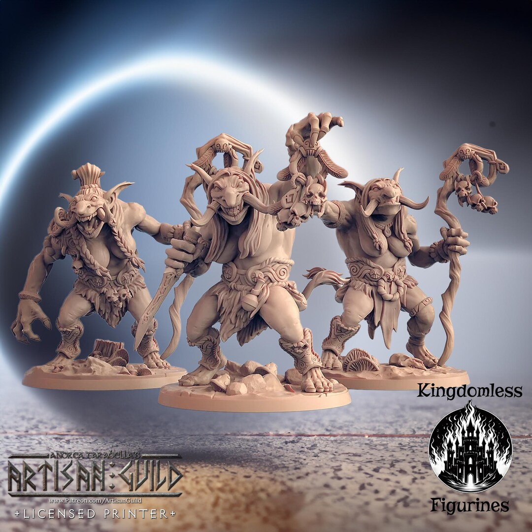 Troll Hag Miniature | Artisan Guild RPG Mini, Modular Dnd Figurine - Etsy