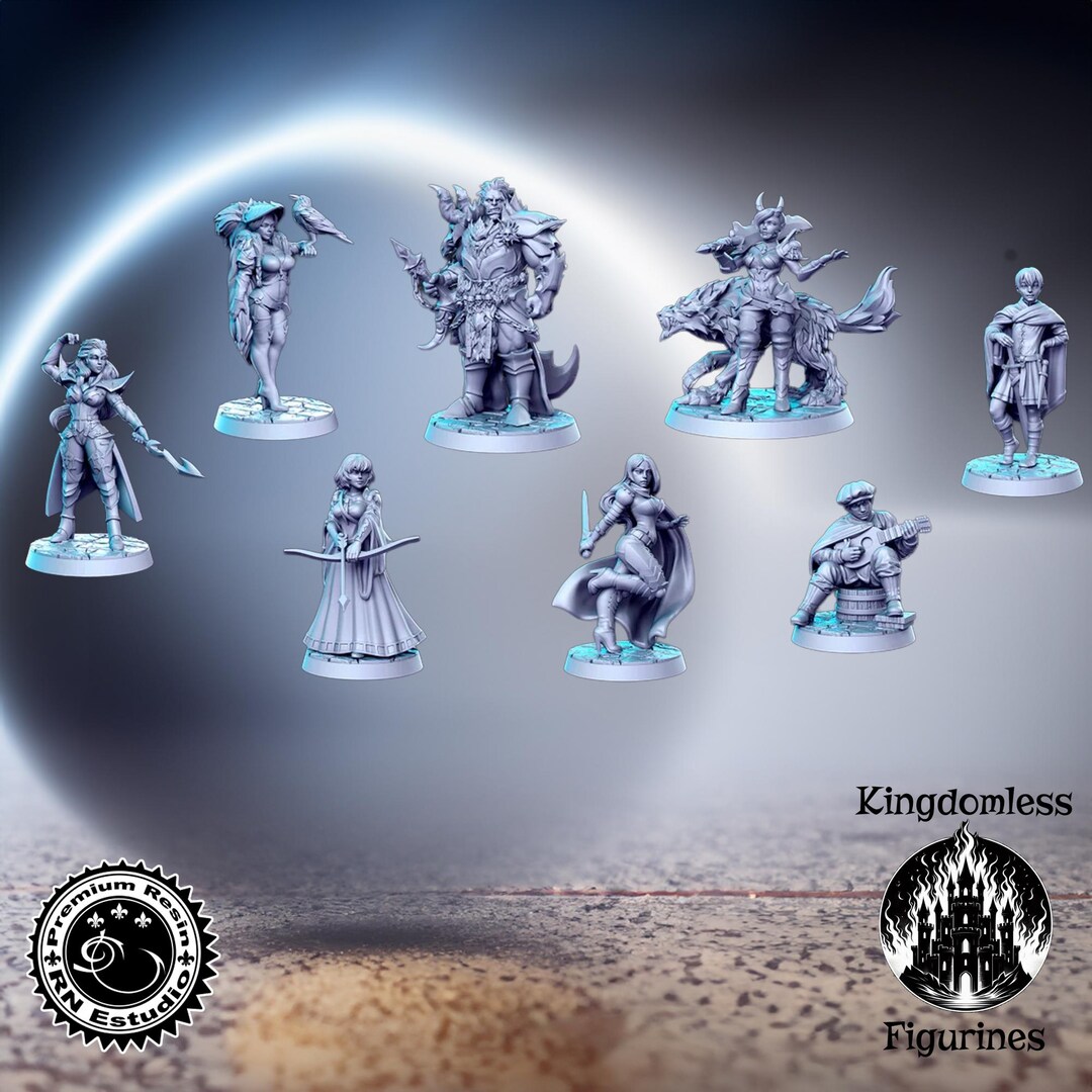 Thieves and Assassins Dnd Miniature Set, RN Estudio, Tabletop RPG Mini ...
