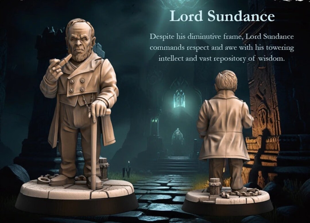 Sundance Dwarf Noble Dnd Miniature, Tabletop RPG Dnd Mini, D&D ...