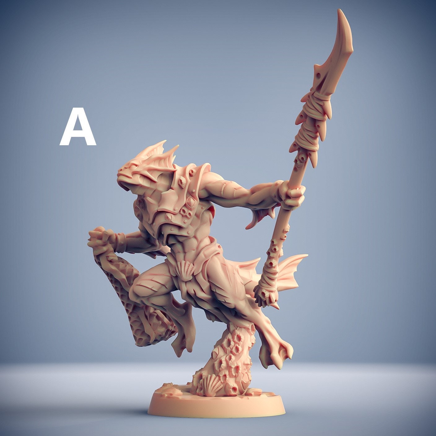 Fishfolk Warrior DnD Miniature DnD Tabletop RPG Mini D&D | Etsy