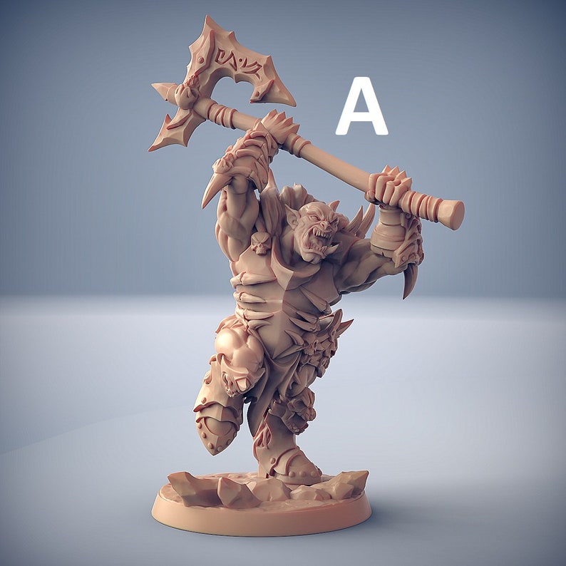 Frostmetal Orc Warrior Miniature | Artisan Guild Dnd RPG Figure - Etsy