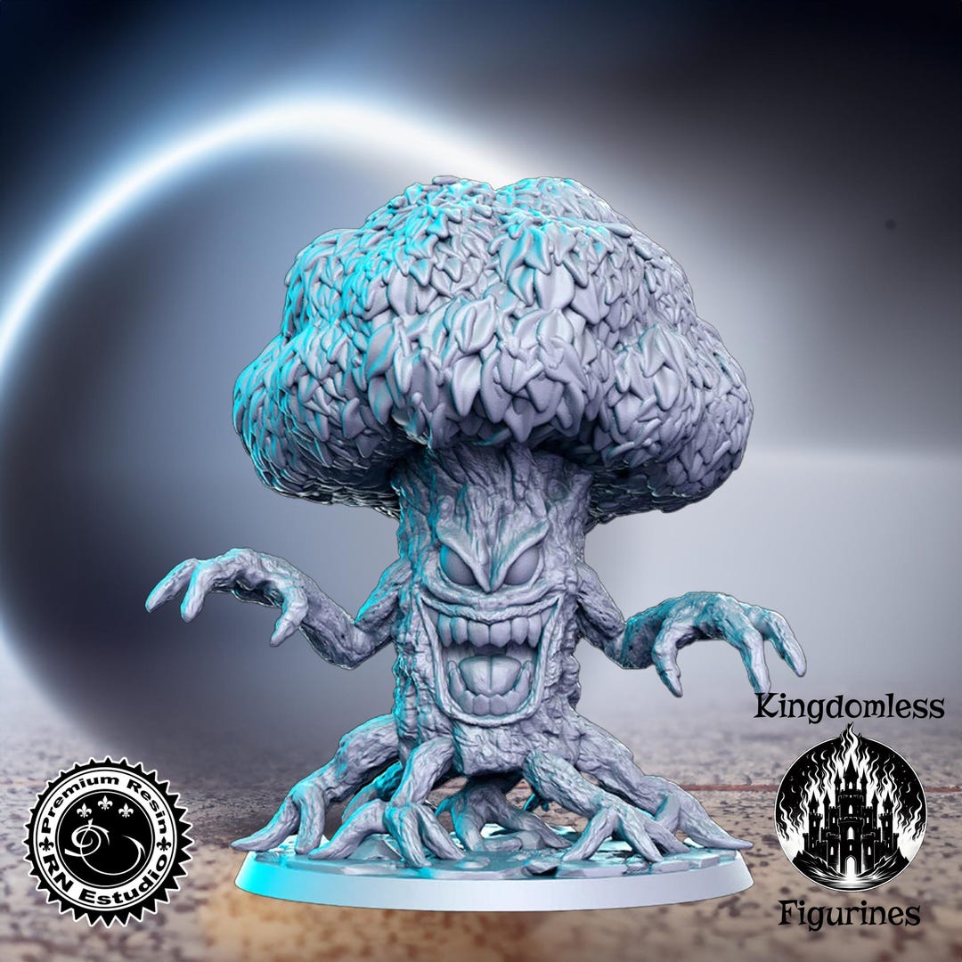 Tree Demon Miniature | Resin Tabletop RPG D&D Mini | RN Estudio - Etsy