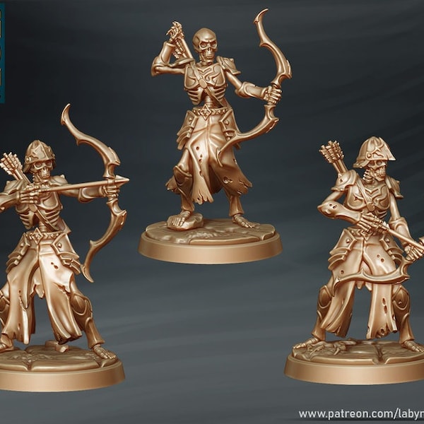 Skeleton Archer Miniature - Etsy