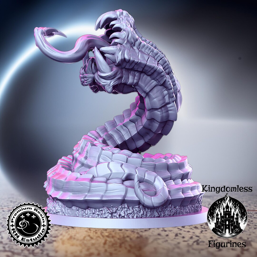 Claw Serpent Miniature | Epic Boss, D&D, Pathfinder, RN Estudio - Etsy