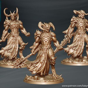 Demon Lord Dnd Miniature, Tabletop RPG Dnd Mini, D&D Figurines, Fantasy ...