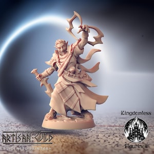 Elf Mage Mini | Dnd Tabletop RPG Miniature | D&D Figurines | Pathfinder ...