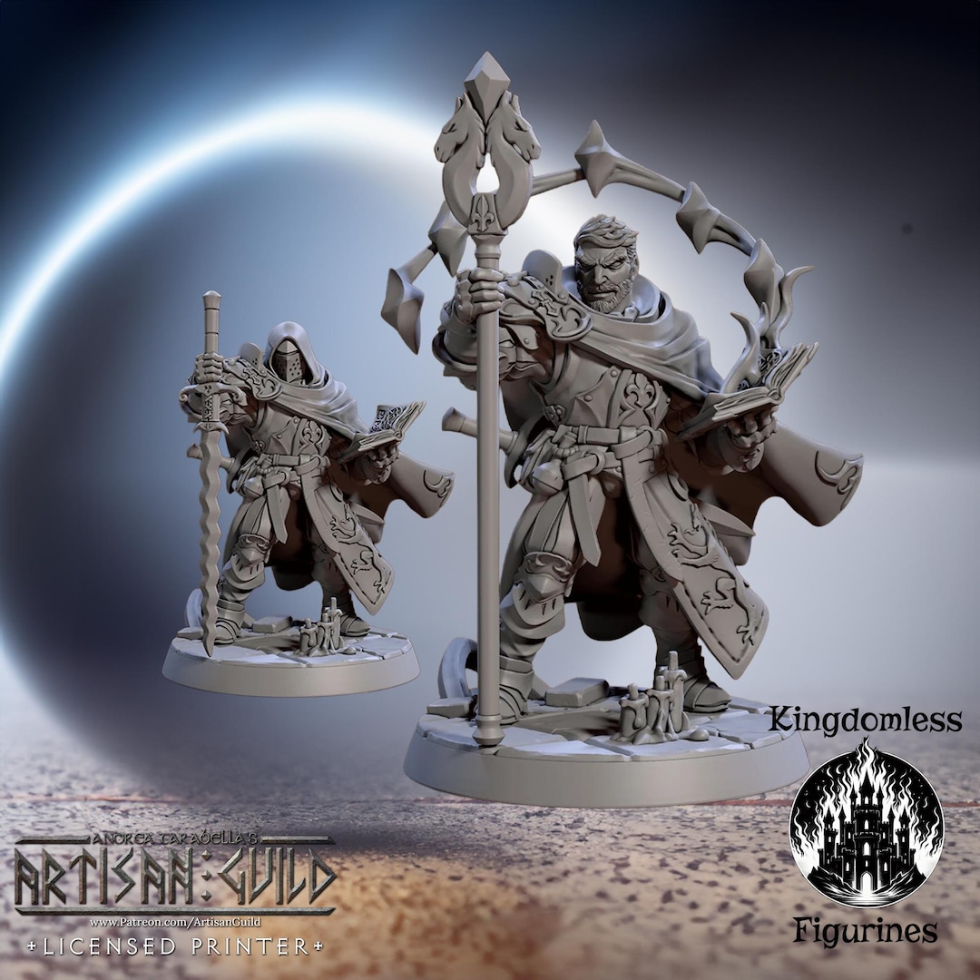 Vanguard Battlemage Dnd Miniature, Tabletop RPG Dnd Mini, D&D Figurines ...