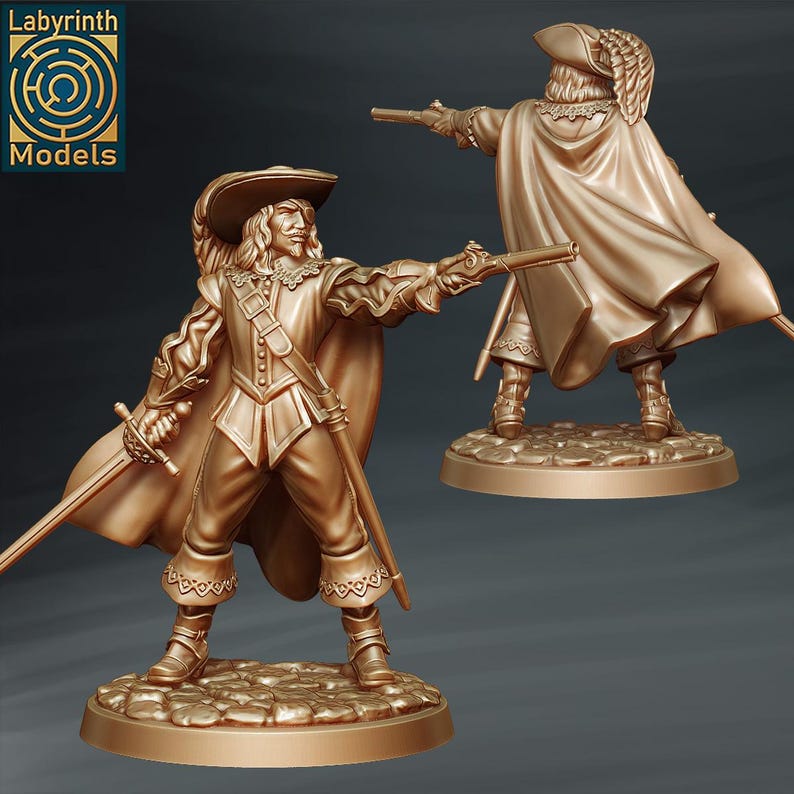 Medieval Villains Miniature Set - Dnd, Pathfinder RPG, Labyrinth Models ...