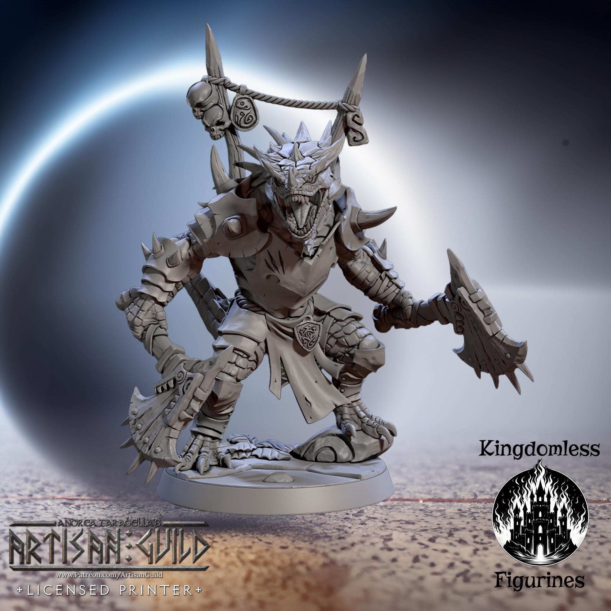 Lizardmen of Falgor's Swamp Miniature Full Set | Artisan Guild RPG ...
