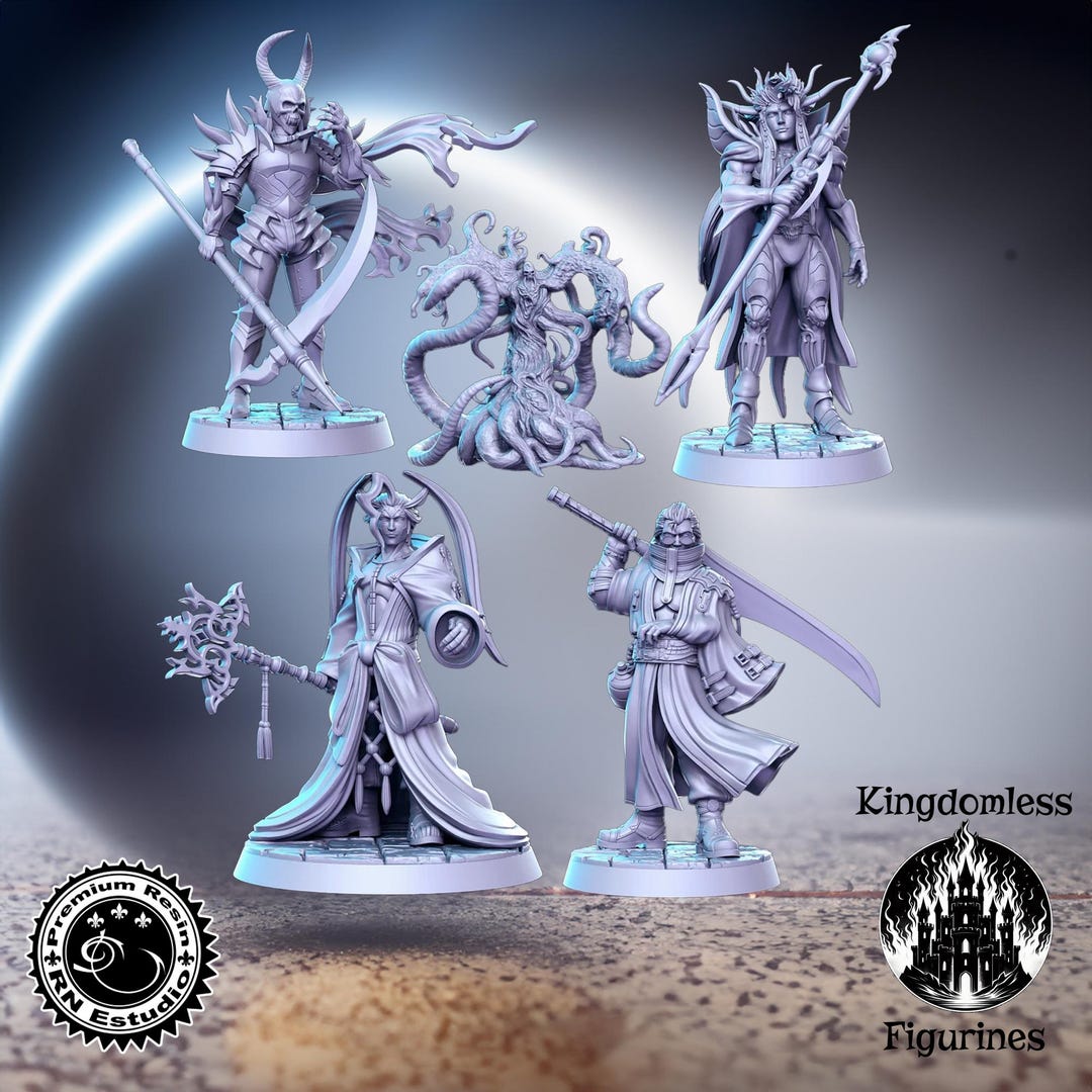 Classic JRPG Vol 18 Full Set Dnd Miniature, Tabletop RPG Dnd Mini, D&D ...