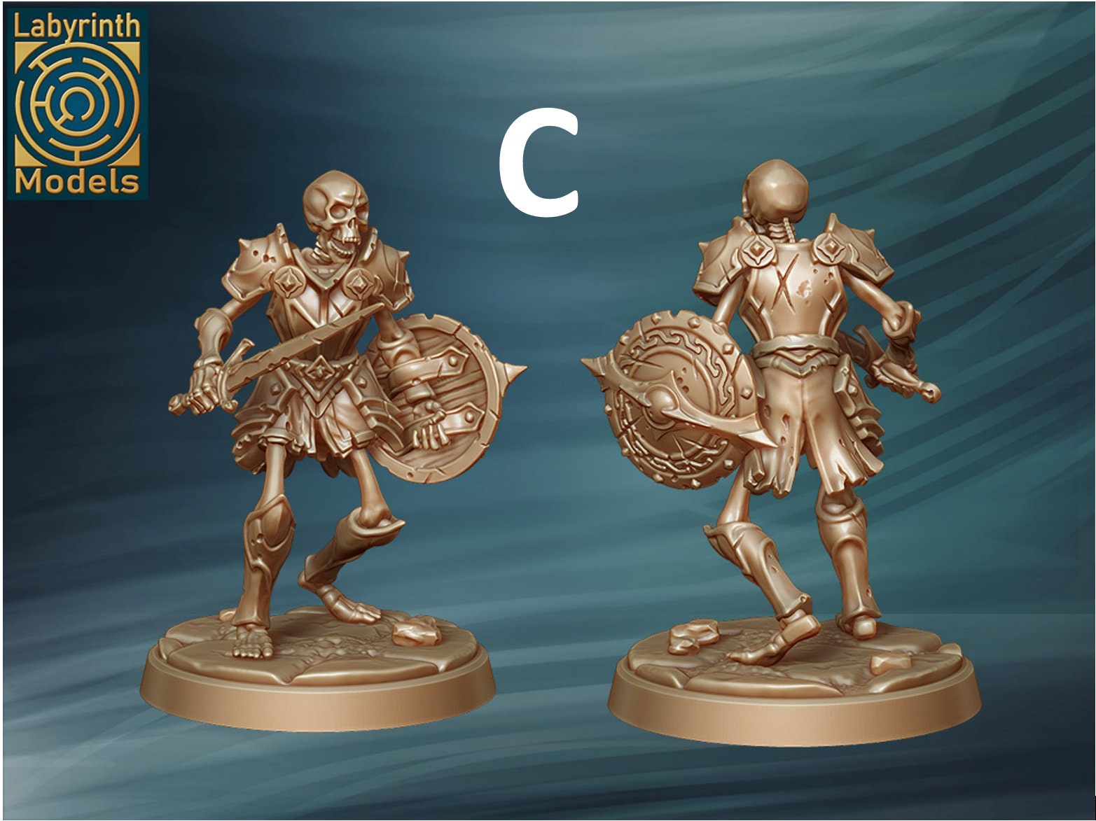 Skeleton Warriors Dnd Miniature Tabletop RPG Dnd Mini D&D - Etsy